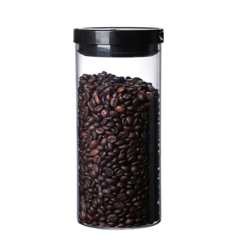 650ml 750ml 1000ml Ingredents Glass Coffee Storage... – Grandado