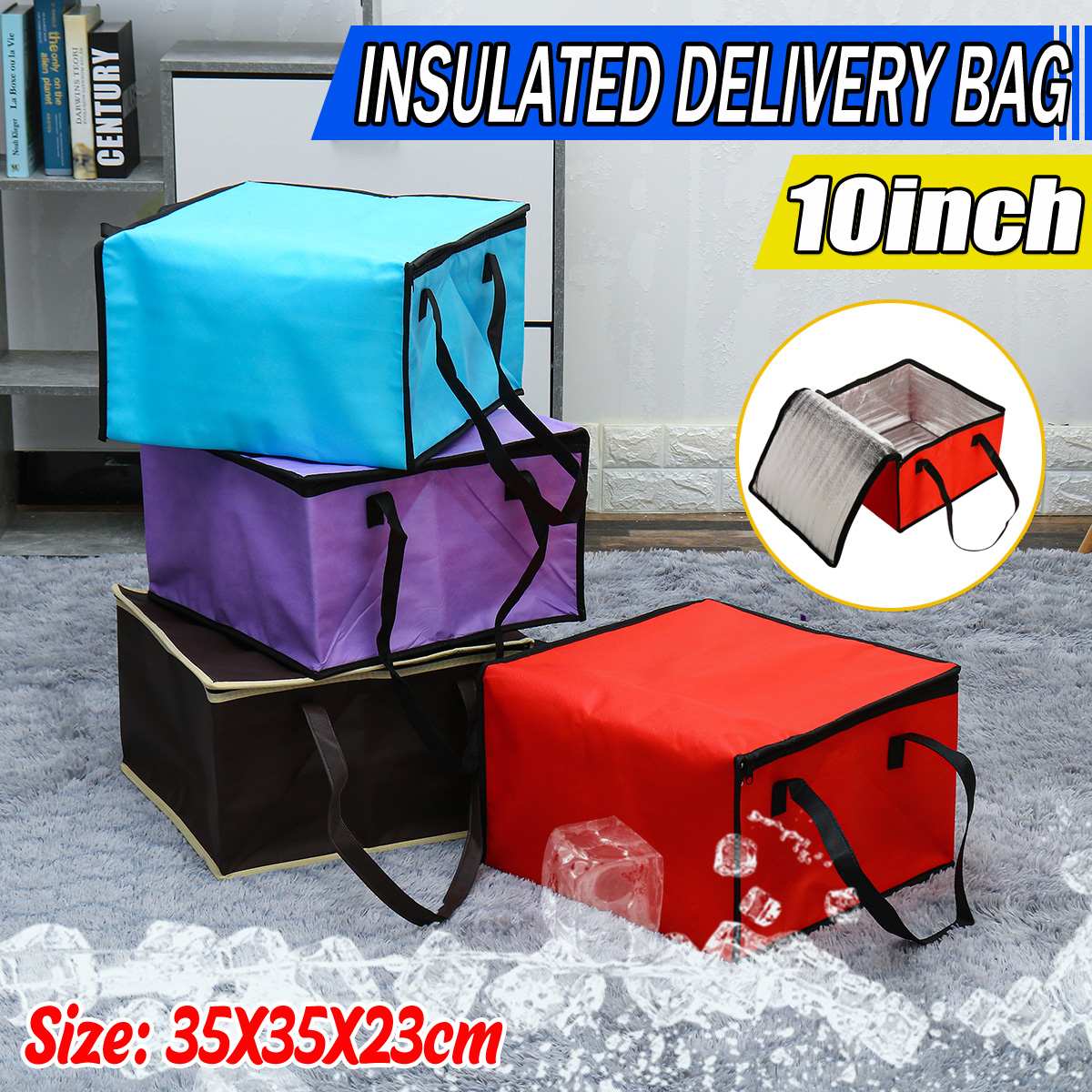 12/10inch Insulated Bag Cooler Bag Insulation Fold... – Vicedeal