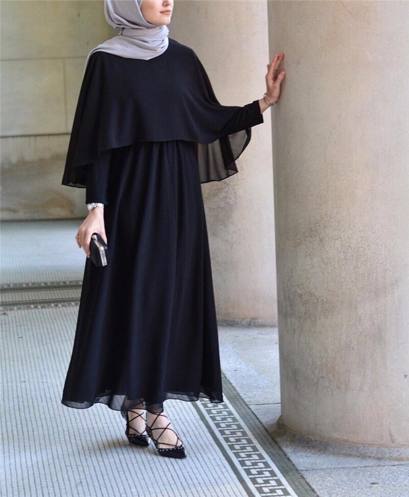 Cloak Muslim Abaya Women's Long-Sleeved Dress Isla... – Grandado