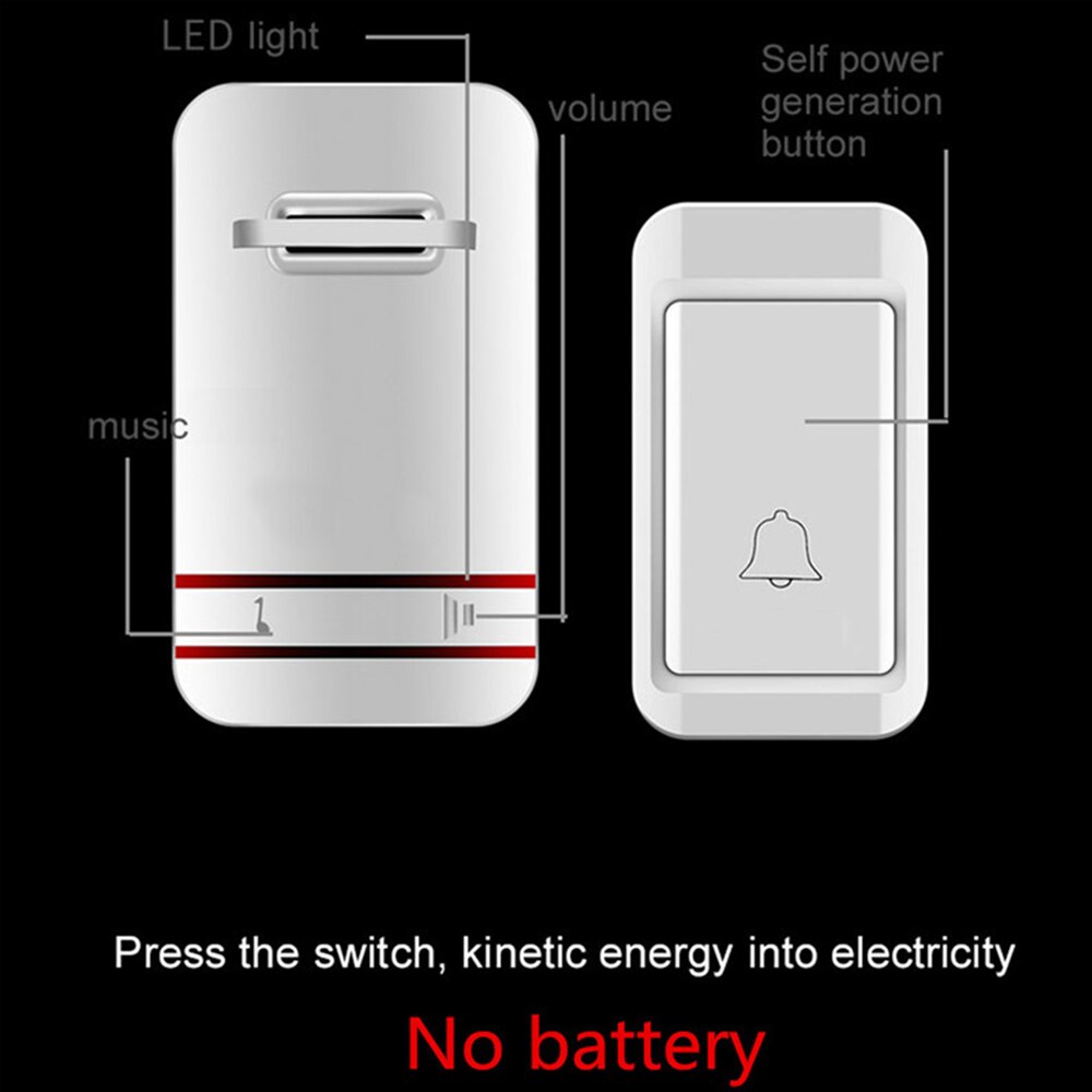 No battery required, avantek mini waterproof doorb... – Grandado