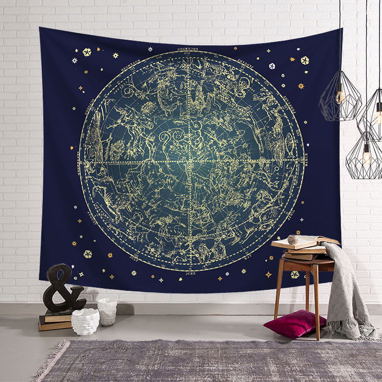 Il Sole Luna Arazzo Arazzo Arte Arazzo Appeso A Pa... – Vicedeal