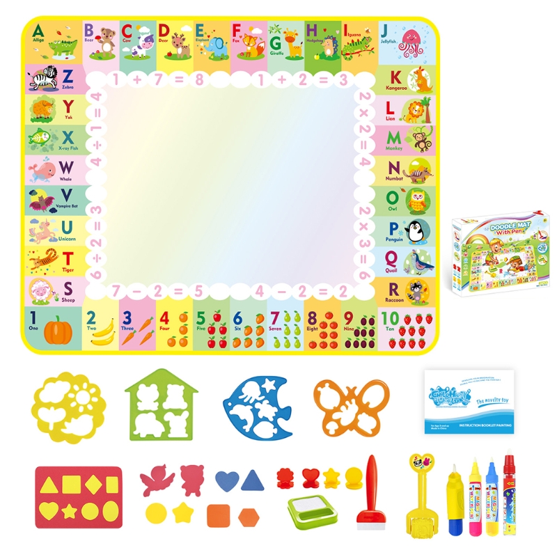 Fun Interactive Baby Color Mat with Water Color fo... – Grandado
