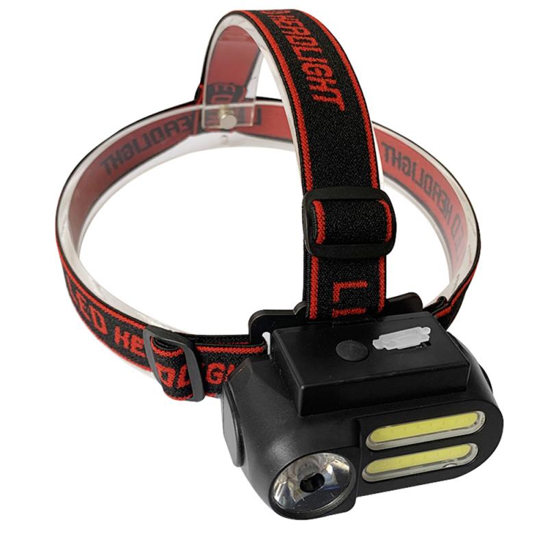 Mini LED Headlamp 4 Modes XPE+COB+SOS LED Flashlig... – Grandado