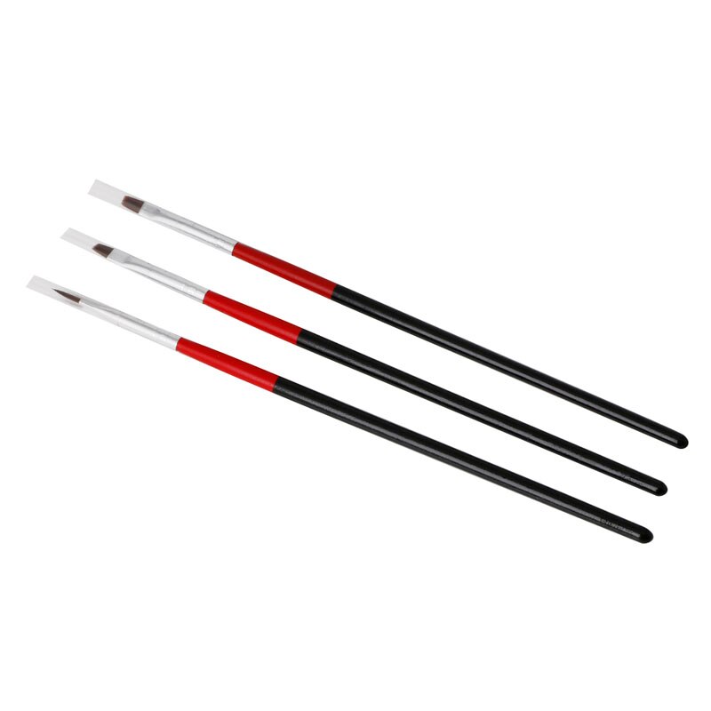 3Pcs Zachte UV Gel Acryl Nail Art Brush Schilderij... – Grandado