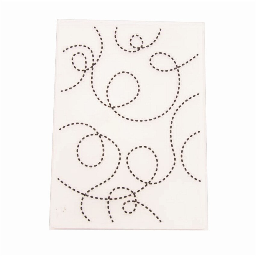 plastic dotted line craft card making paper card a... – Vicedeal