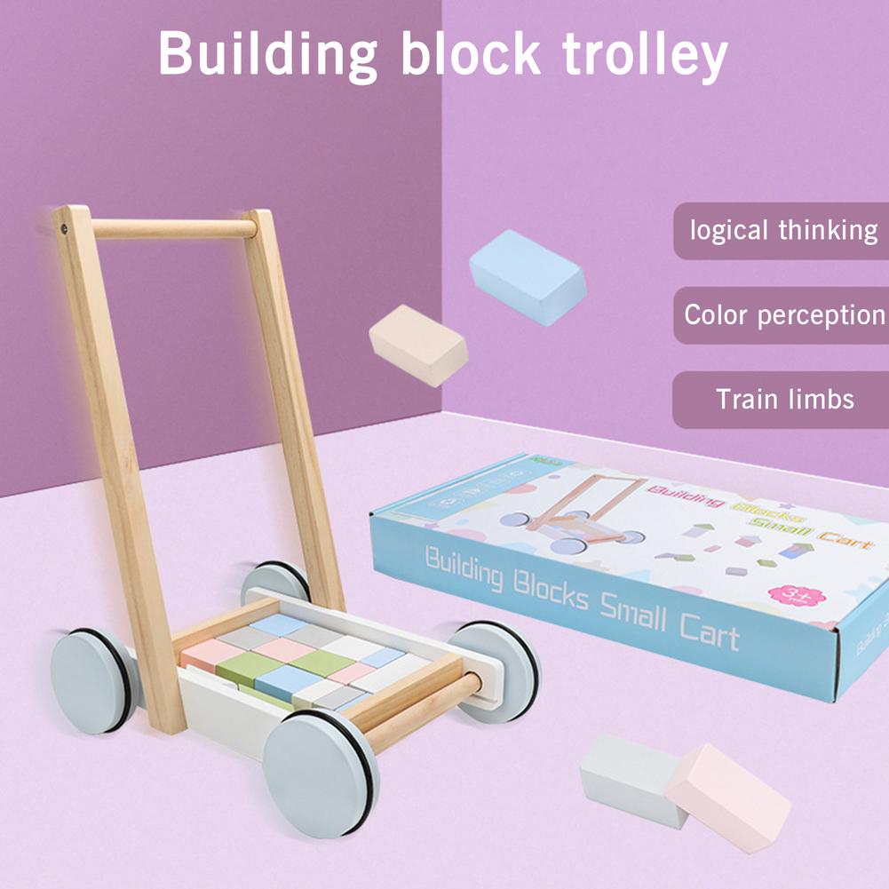 Baby Walker Toddler Trolley Sit-to-Stand Walker Bl... – Grandado