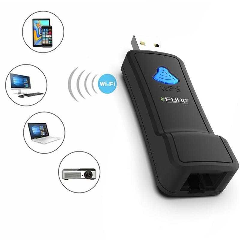 EDUP USB WIFI Repeater 300Mbps 2.4GHz Wireless WiF... – Grandado