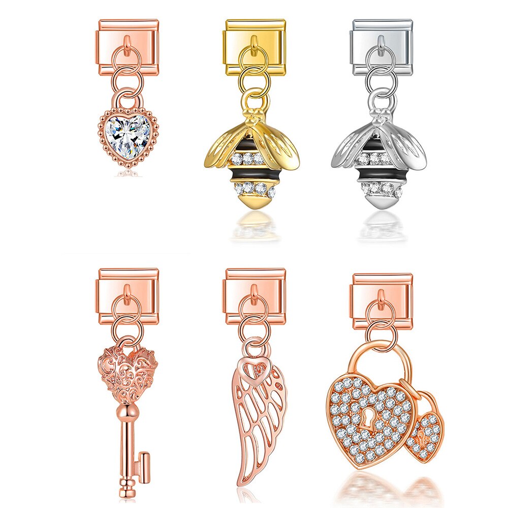 Hapiship Originele Daisy Rose Wing Key Hart Bijen ... – Vicedeal