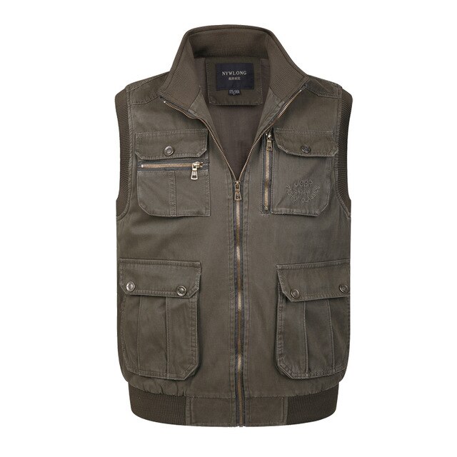 Outdoor Fishing Multi Pocket Vest With Many Pocket... – Grandado