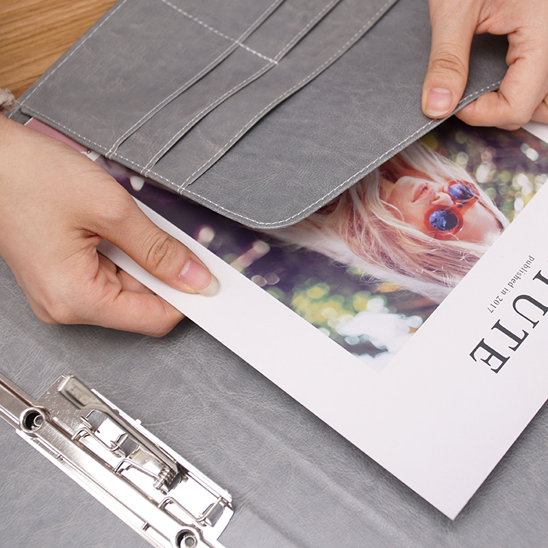 PU Leather Portafolios A4 Document Organizer Confe... – Vicedeal