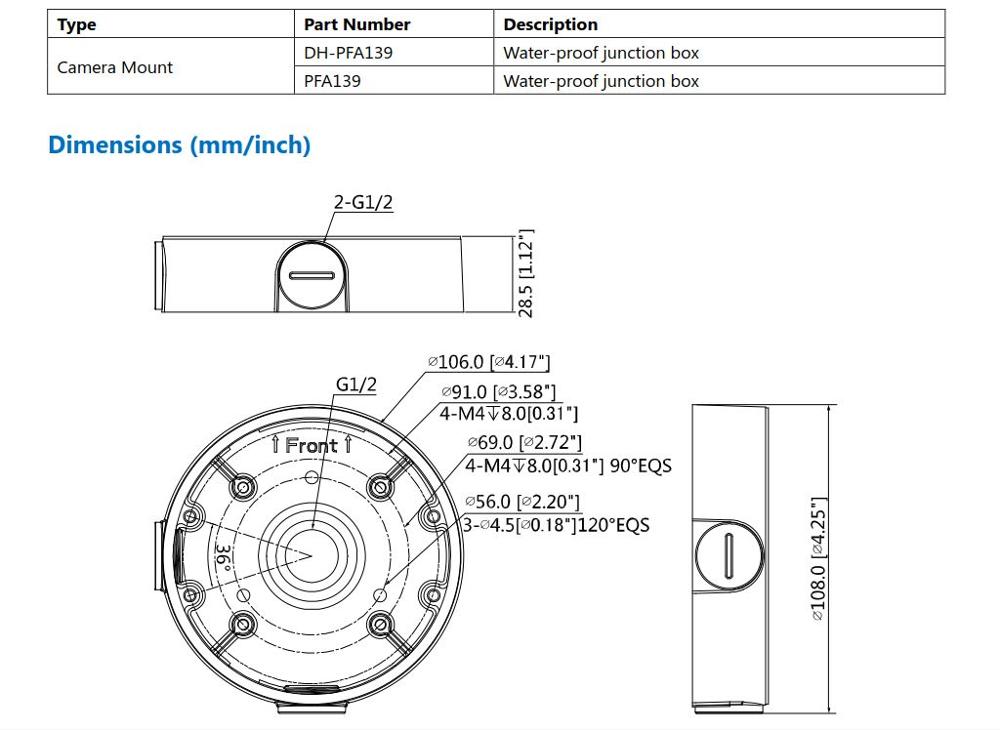 1PCS/PACK DH PFA139 Water-proof Junction Box DH-PF... – Grandado