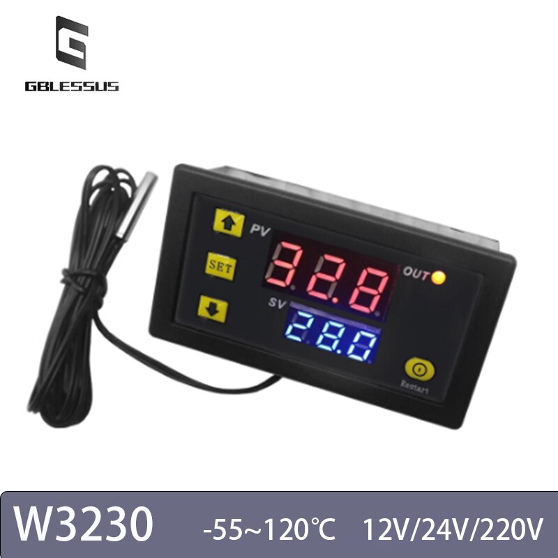 Smart Digital Temperature Controller Thermostat W3... – Vicedeal