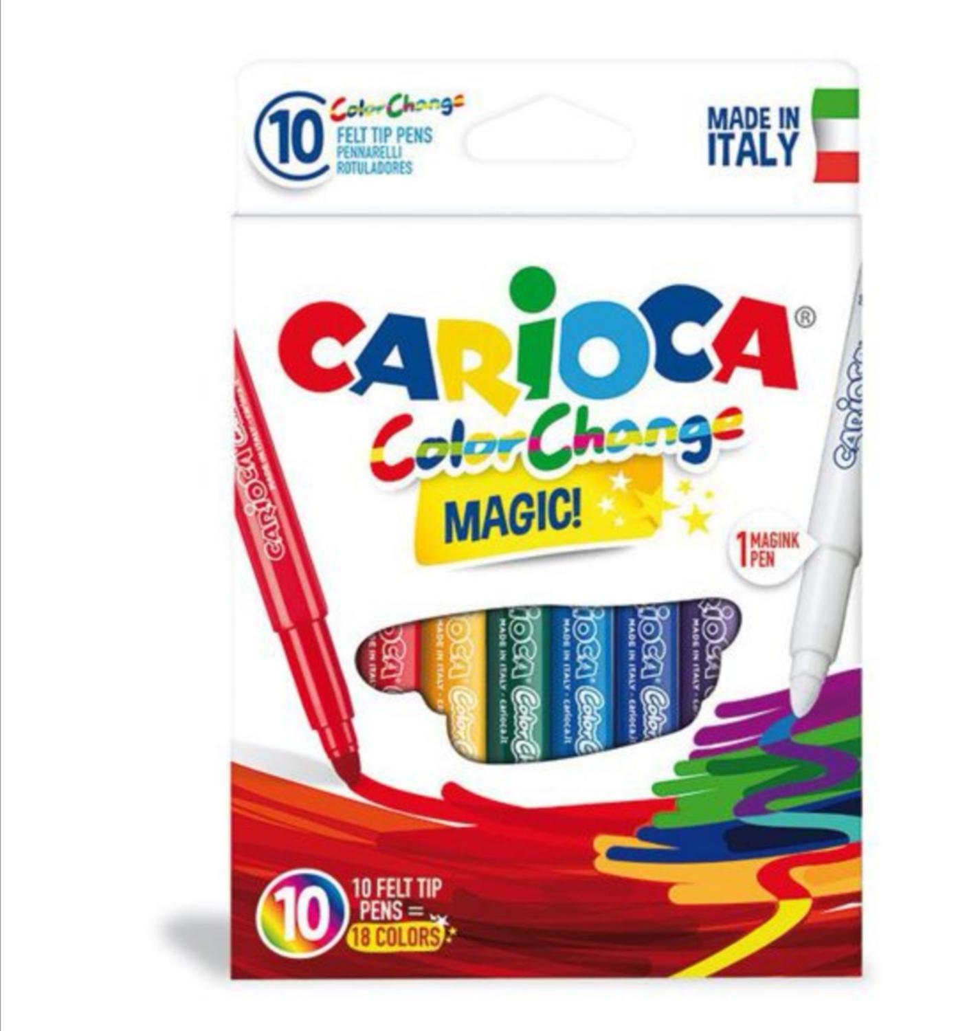 CARIOCA MAGIC COLOR CHANGE 10UNIDADES 18COLORES MA... – Grandado