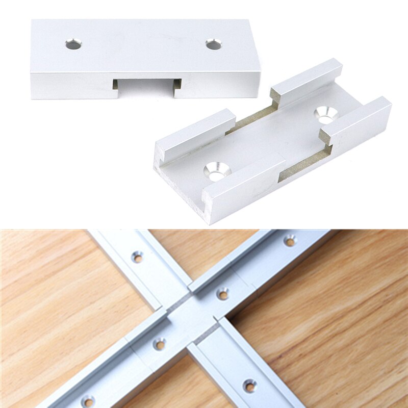 Aluminium Alloy T-track Cross Connecting Parts Woo... – Vicedeal