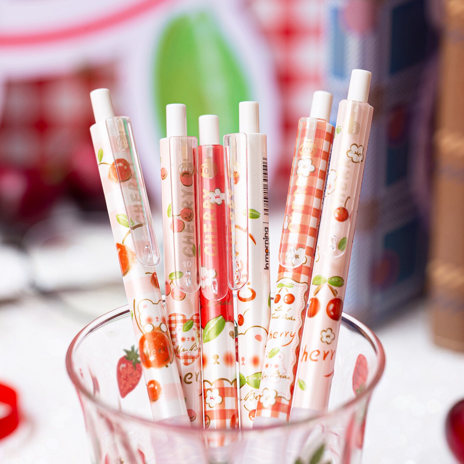 36 Stks/partij Kawaii Cherry Beer Vulpotlood Leuke... – Vicedeal