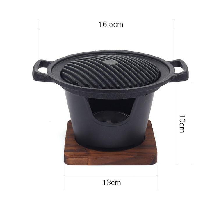 Mini BBQ Grill Japanese Alcohol Stove Home Smokele... – Grandado