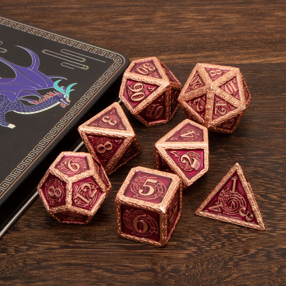 Metalen Dnd Dobbelstenen Set Dungeon En Dragon D &... – Grandado