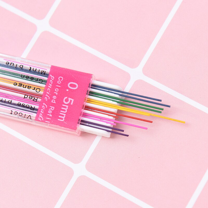 1box 0.5mm Colored Mechanical Pencil Refill Lead E... – Grandado