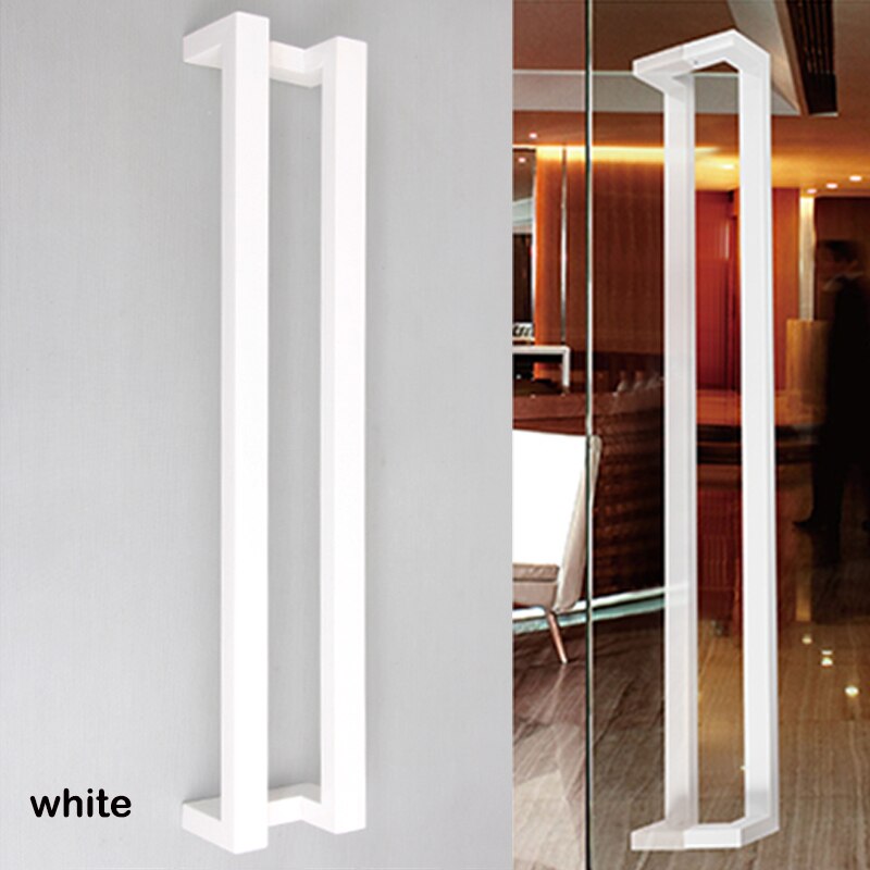 Stainless steel thickened black square tube double... – Grandado