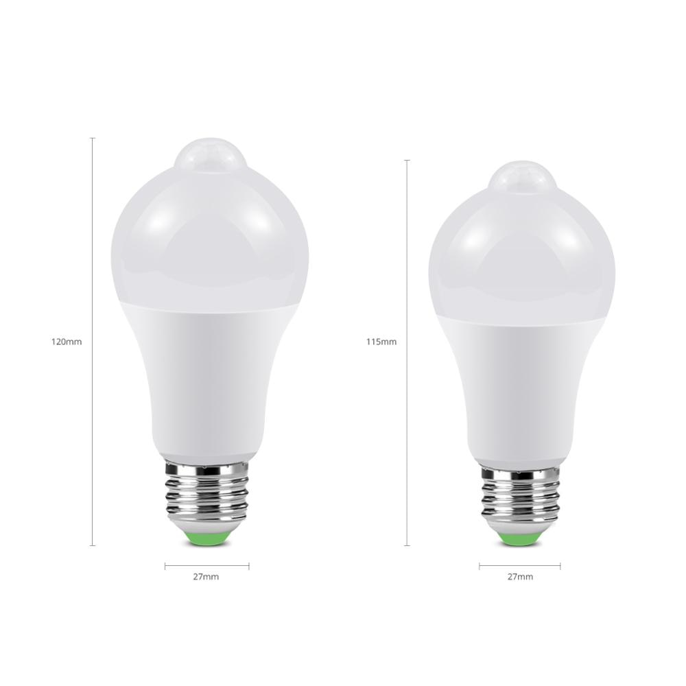 110V 220V PIR Motion Sensor Night Lamps E27 Infrar... – Vicedeal