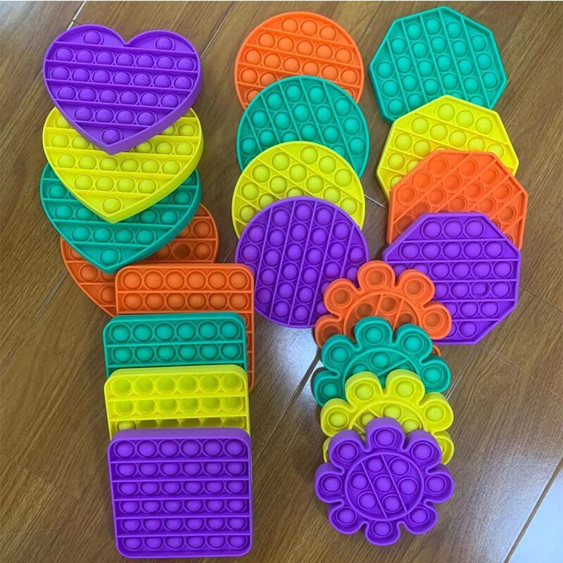 Silicone Push Pop Bubble Sensory Fidget Toy Autism... – Vicedeal