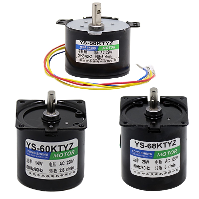 50KTYZ 6W permanent magnet synchronous AC slow spe... – Grandado