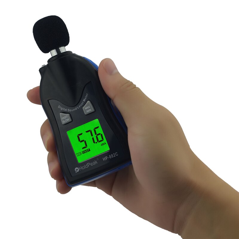 HoldPeak HP-882C Sound Level Meter Digital Noise T... – Grandado