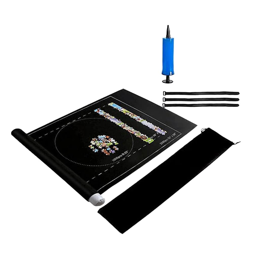 Set Puzzles Mat Jigsaw Roll Felt Mat Play mat Blan... – Vicedeal