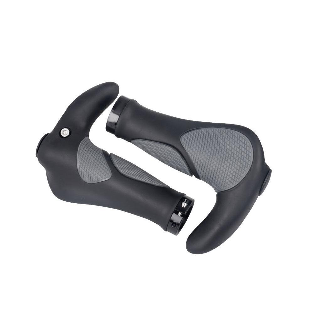 Bike Grips Rubber Horn Shape Comfort Ergo Non-slip... – Grandado