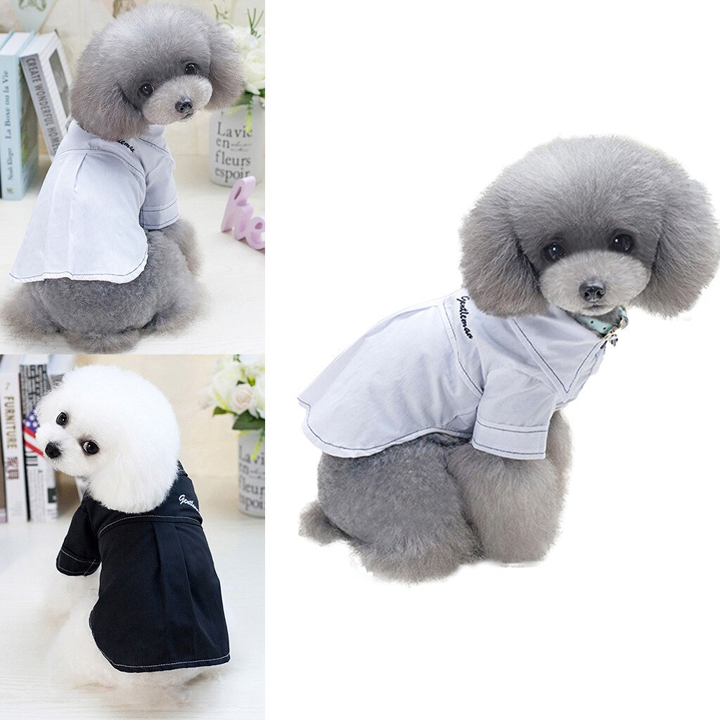 Pet Spring And Summer Solid Color Dog Shirt Costum... – Vicedeal