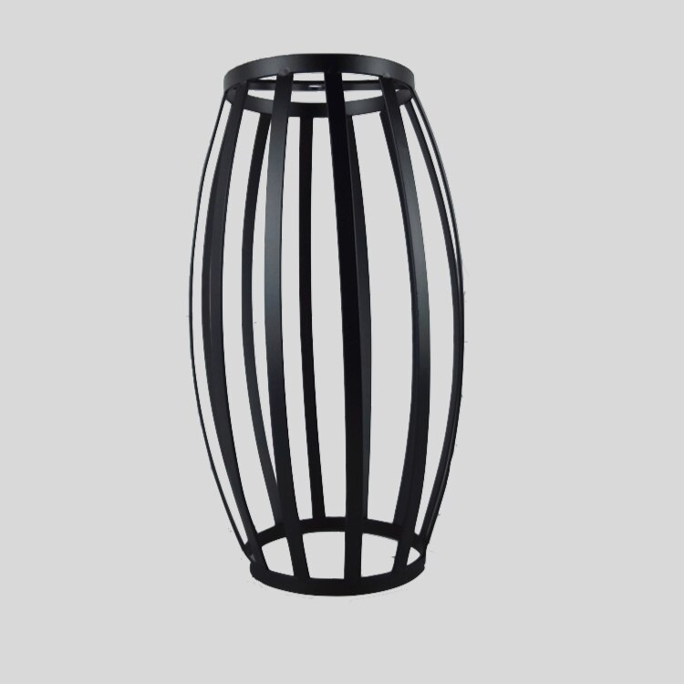 iron black M10 hole lamp shade D90mmX240 iron cage... – Grandado