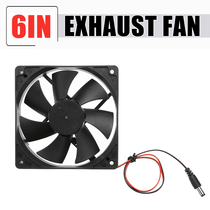 RV Solar Exhaust Fan 50W 6 Inch Mini Ventilator IP... – Grandado