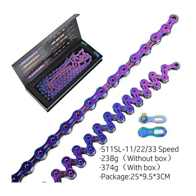 SUMC Bicycle chain rainbow chain mountain road bik... – Grandado