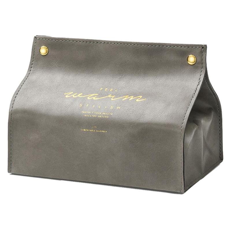 Ins Nordic PU Leer Tissue Box Opvouwbare Servethouder Tafeldecoratie ...