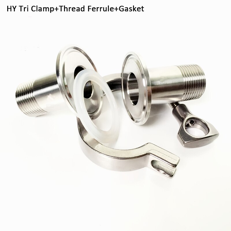 1/2" to 3" Tri Clamp Cover Thread Ferrule Adapter ... – Grandado