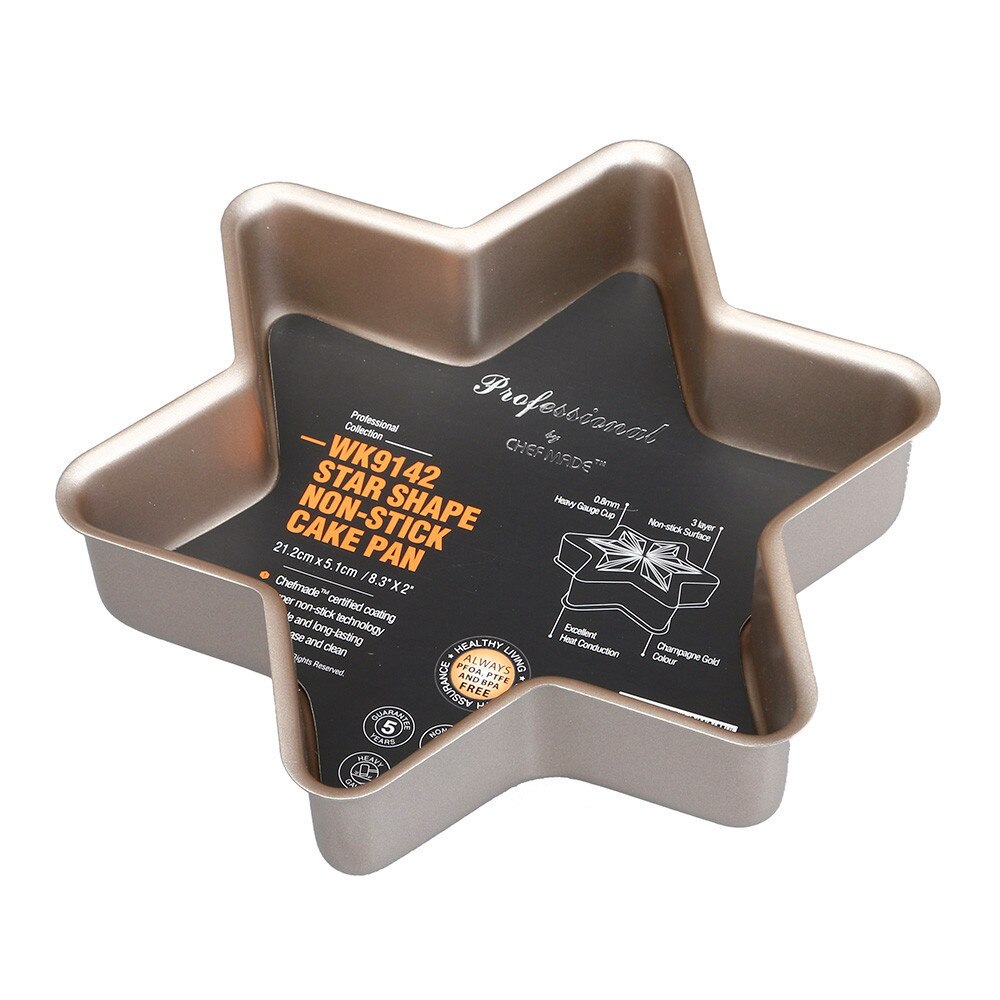 Kitchen chefmade Non-stick Snowflake Cake Bun Pan ... – Vicedeal