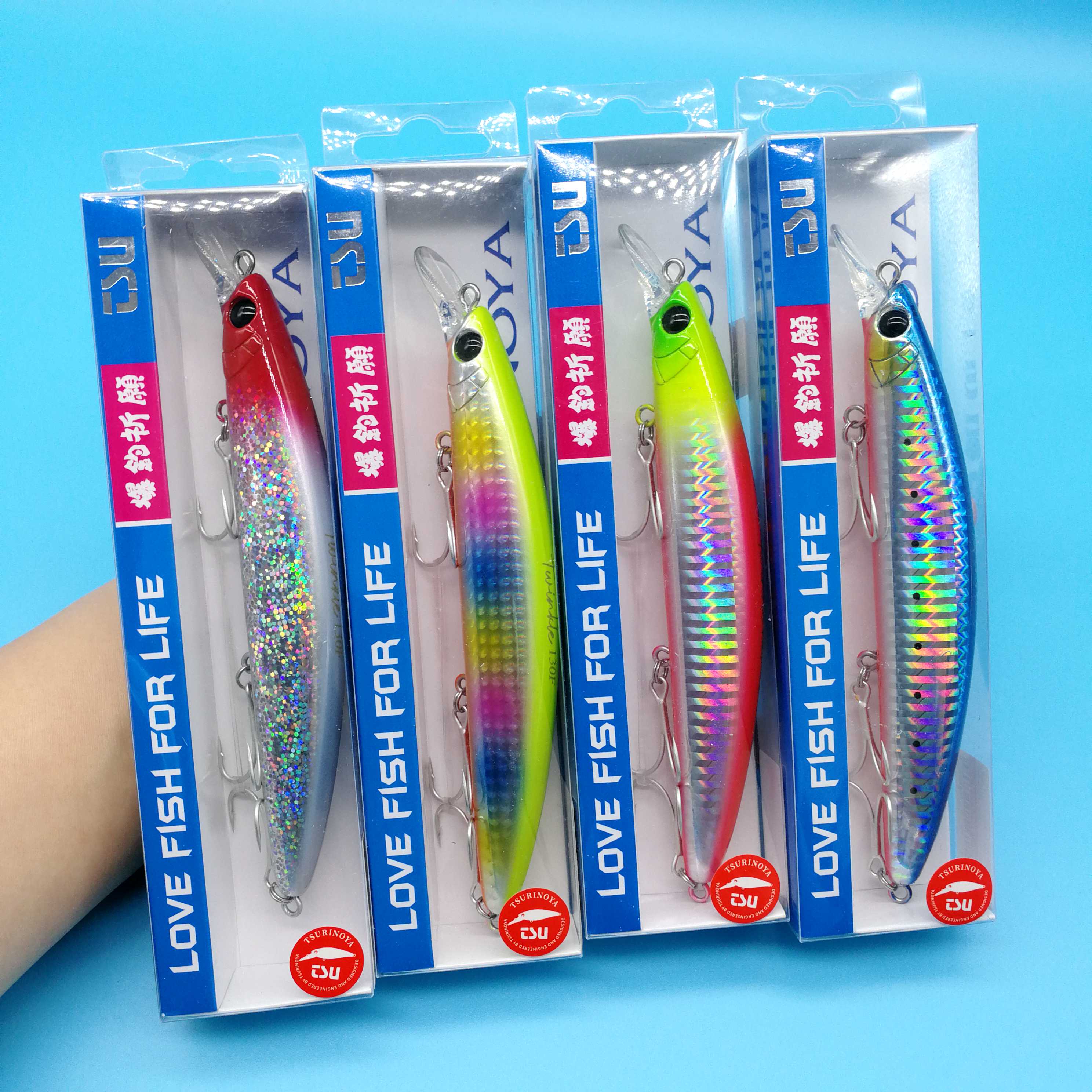 TSURINOYA 4pcs/Lot DW111 Floating Minnow Fishing L... – Vicedeal