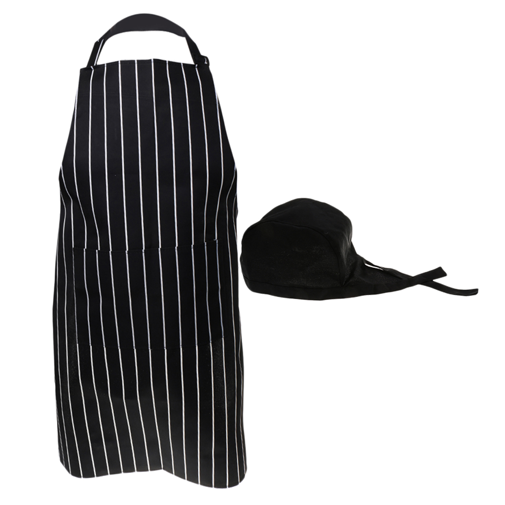 2 Stuks Unisex Koken Cap Chef Cap Met Keuken Schor... – Vicedeal