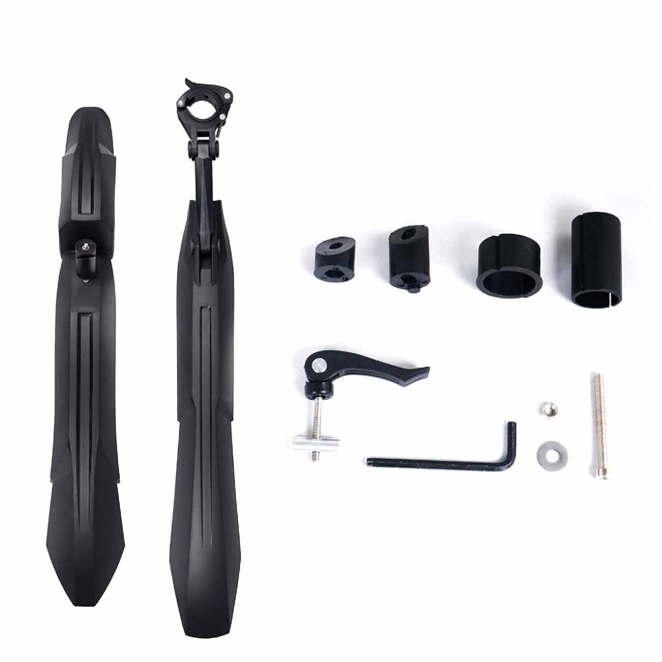 2PCS Adjustable Bicycle Mudguard Set Bike Mudguard... – Grandado