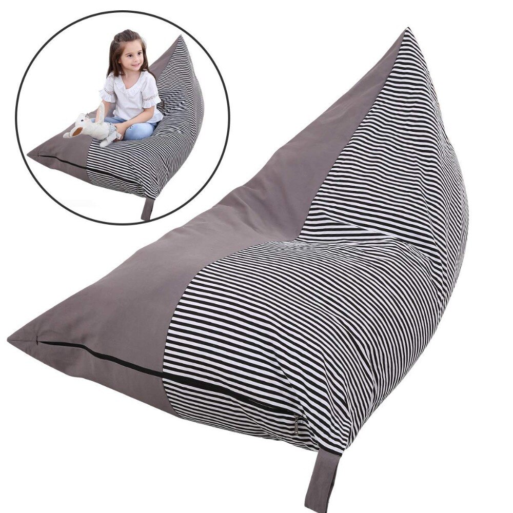 Stuffed Animal Bean Bag Chair Kids Toy Storage Org... – Grandado
