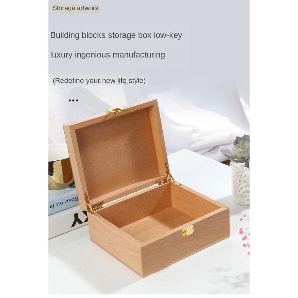 Wooden Keepsake Box, Decorative Wooden Box Organzi... – Vicedeal