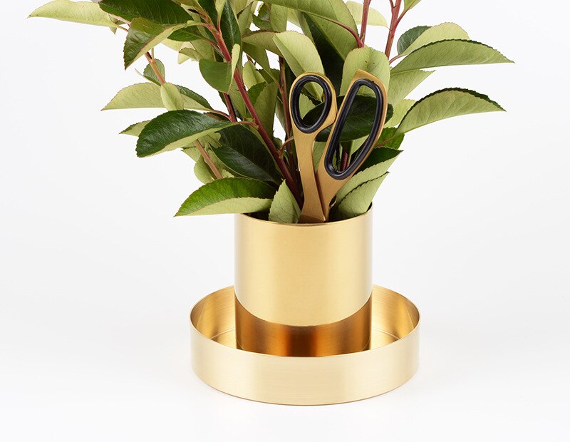 Modern Luxury Gold Vase Nordic Simple Art Small Me... – Grandado