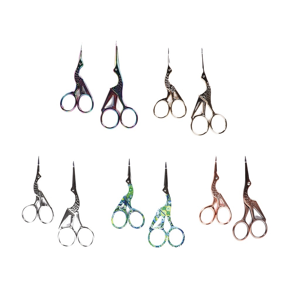 1Pcs 9.5cm Antique Vintage Sewing Scissor Heron Sh... – Grandado