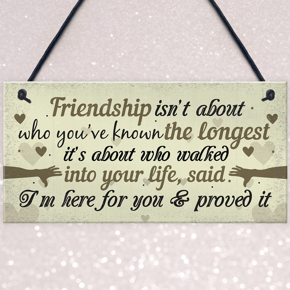 Wall Plaques Family Craft Chic Friendship Signs Wo... – Grandado