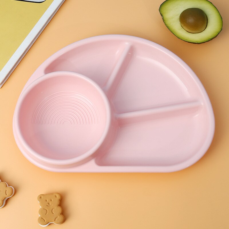 Toddler Infant Baby Dishes Cartoon Dinner Plate En... – Vicedeal
