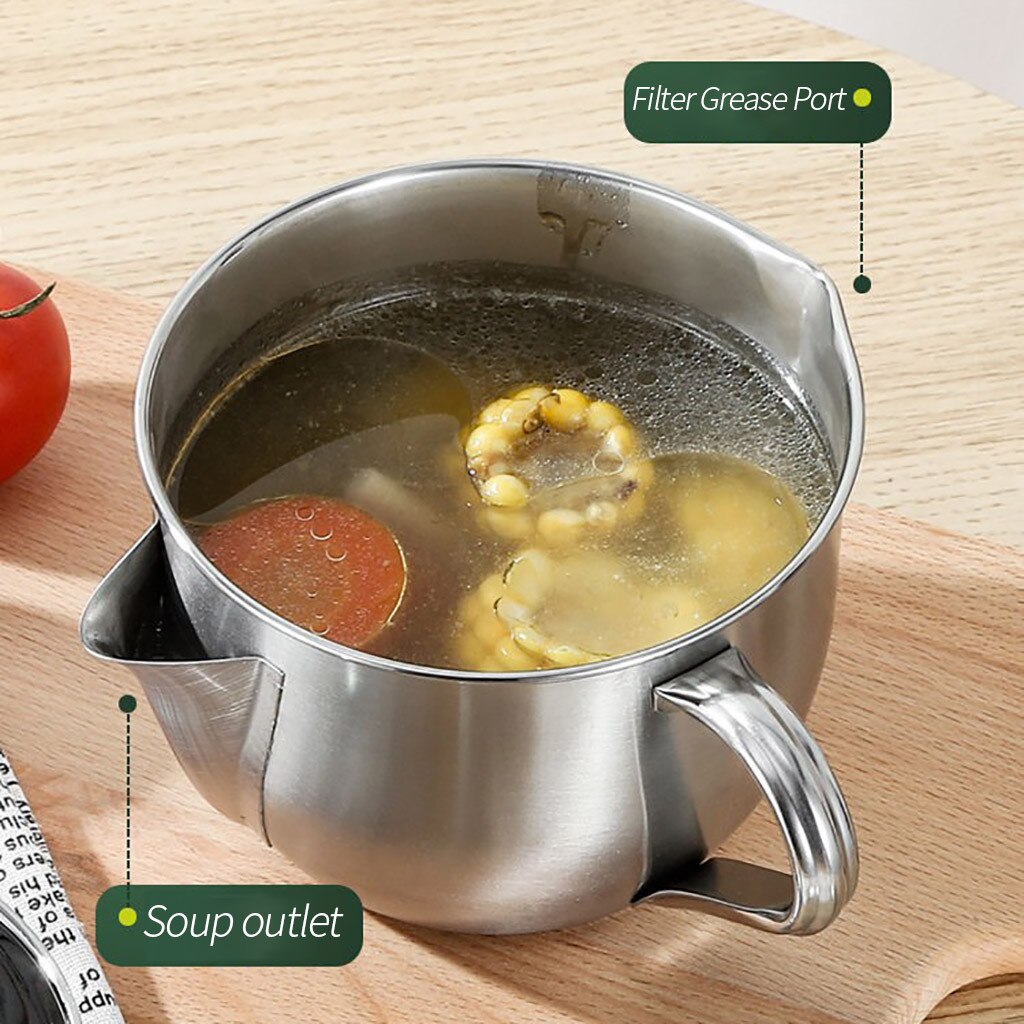 Stainless Steel Stockpot Oil Filter Soup Separator... – Grandado