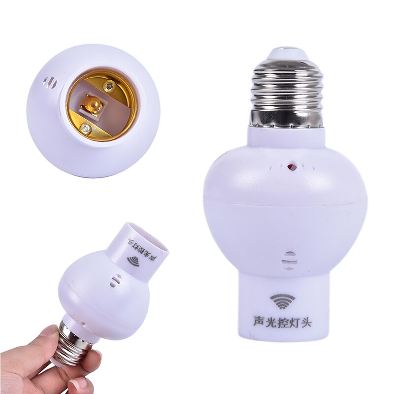1PCS Indoor Sound Light Sensor Control Lamp Holder... – Grandado