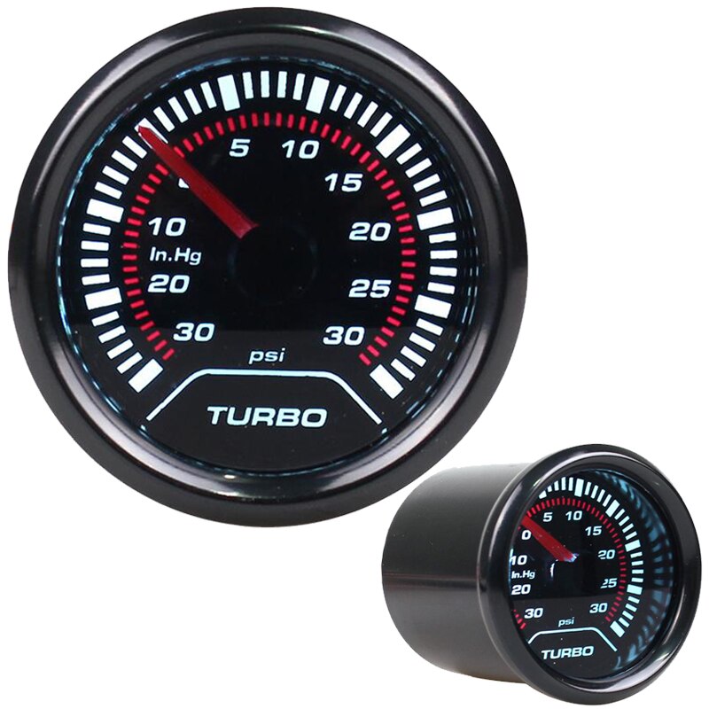 Turbo Boost Gauge 52 Mm 2 Inch Witte Led Clear Len... – Vicedeal
