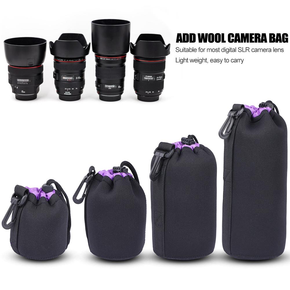 Drawstring Camera Lens Neoprene Bag Thick Protecti... – Vicedeal