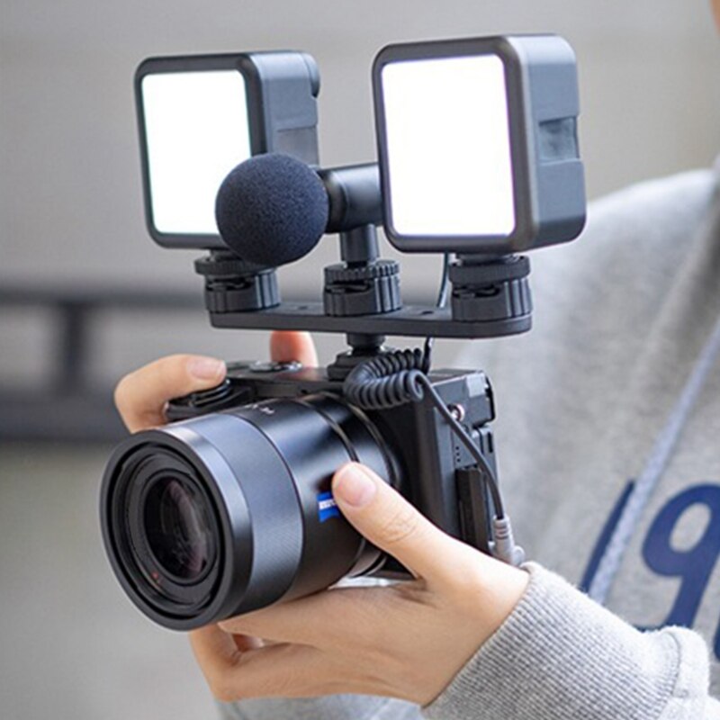 PT-23 Triple Cold Shoe Camera Gimbal Microphone Ex... – Grandado